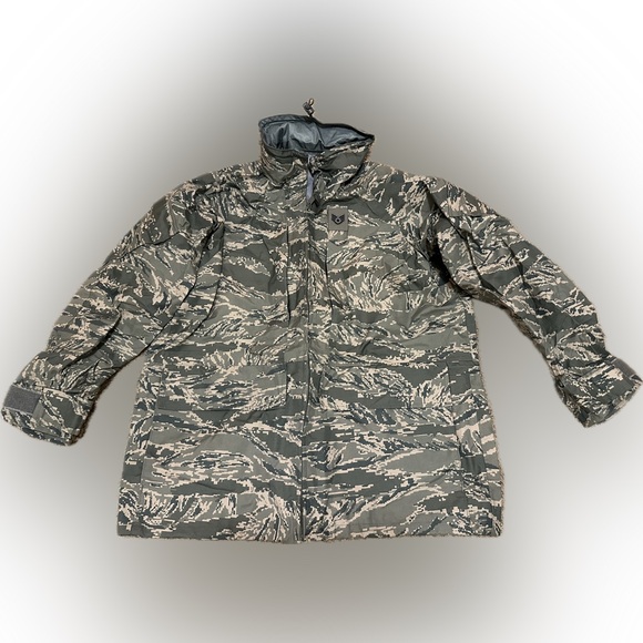 Jackets & Coats | Airman Goretex Tiger Stripe Apecs Parka Coat Jacket ...